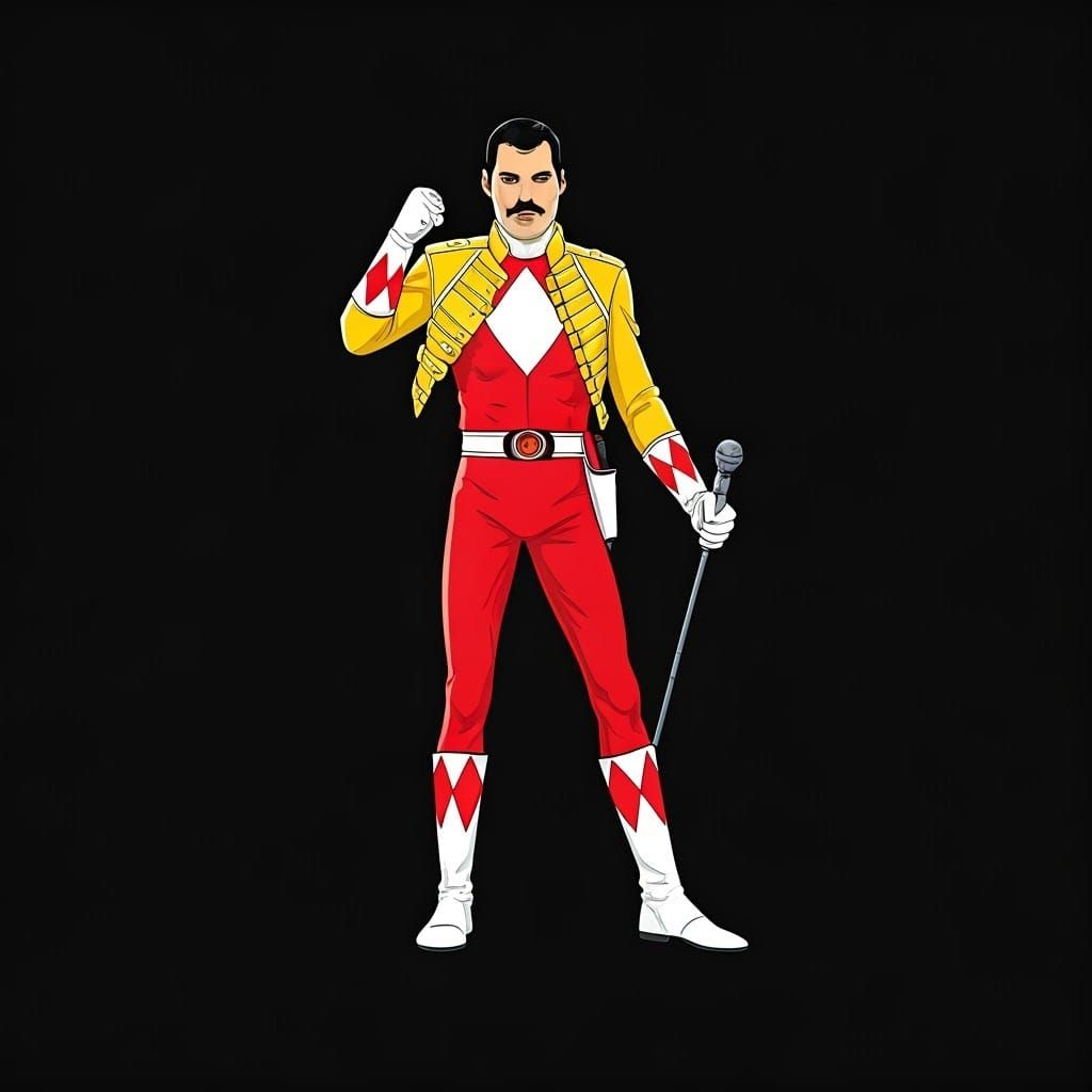 Freddie Mercury (Red Lion Power Ranger) Freddie’s charisma and boldness ...