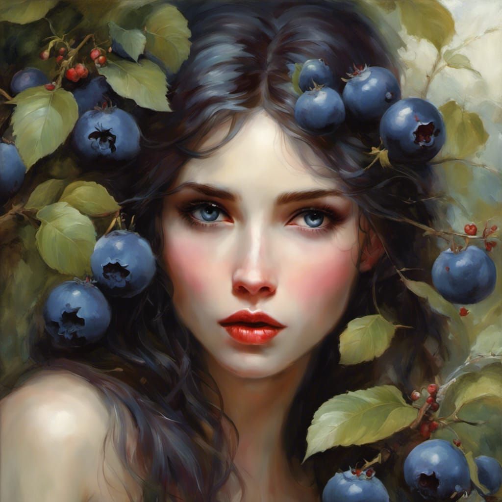Creatures of Wilderness: Joleen the Blueberry Fairy - AI Generated ...