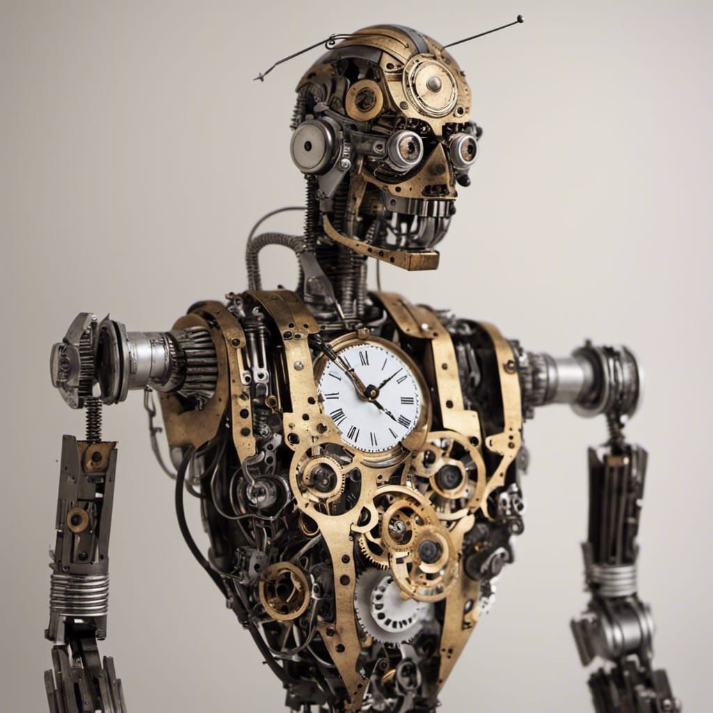 Robot clockpunk - AI Generated Artwork - NightCafe Creator