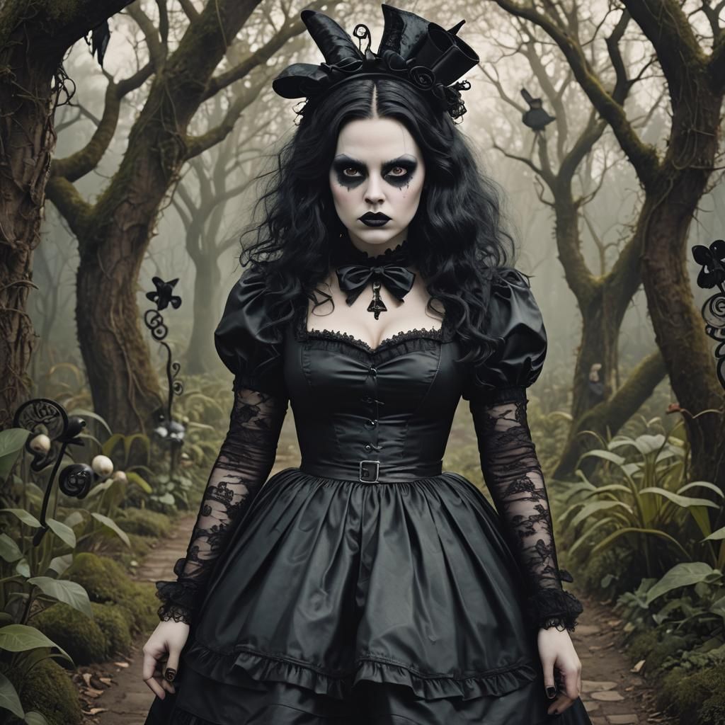 Dark Alice. - AI Generated Artwork - NightCafe Creator