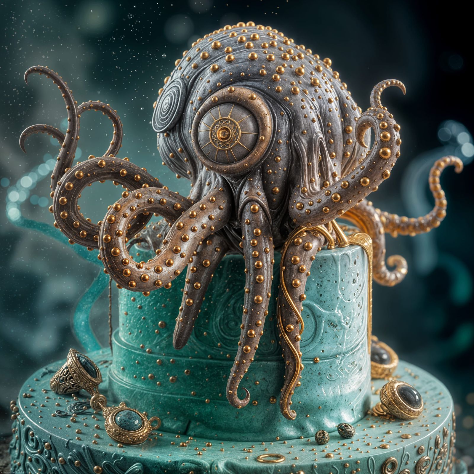 Eldritch squid cake - Eldritch squid cake