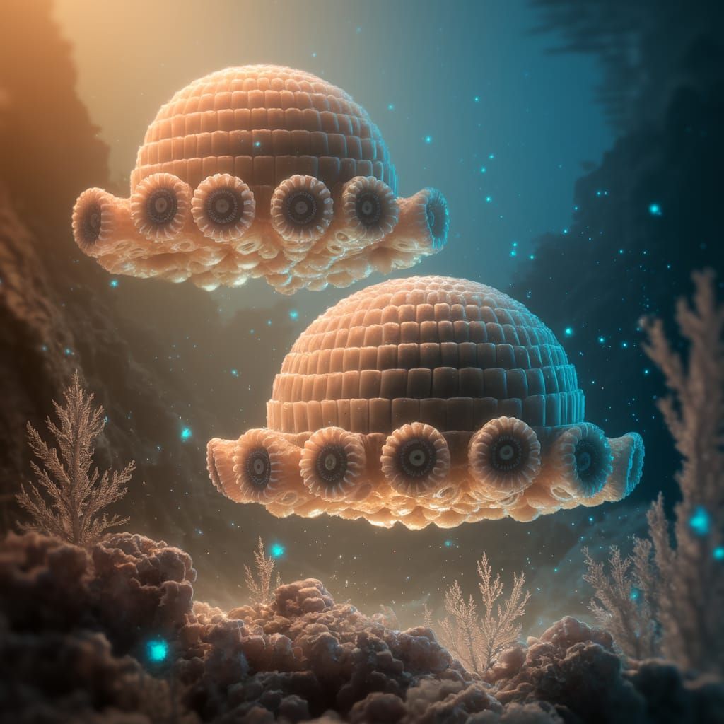 Double igloos octopus - Surreal Underwater Octopuses in Igl...
