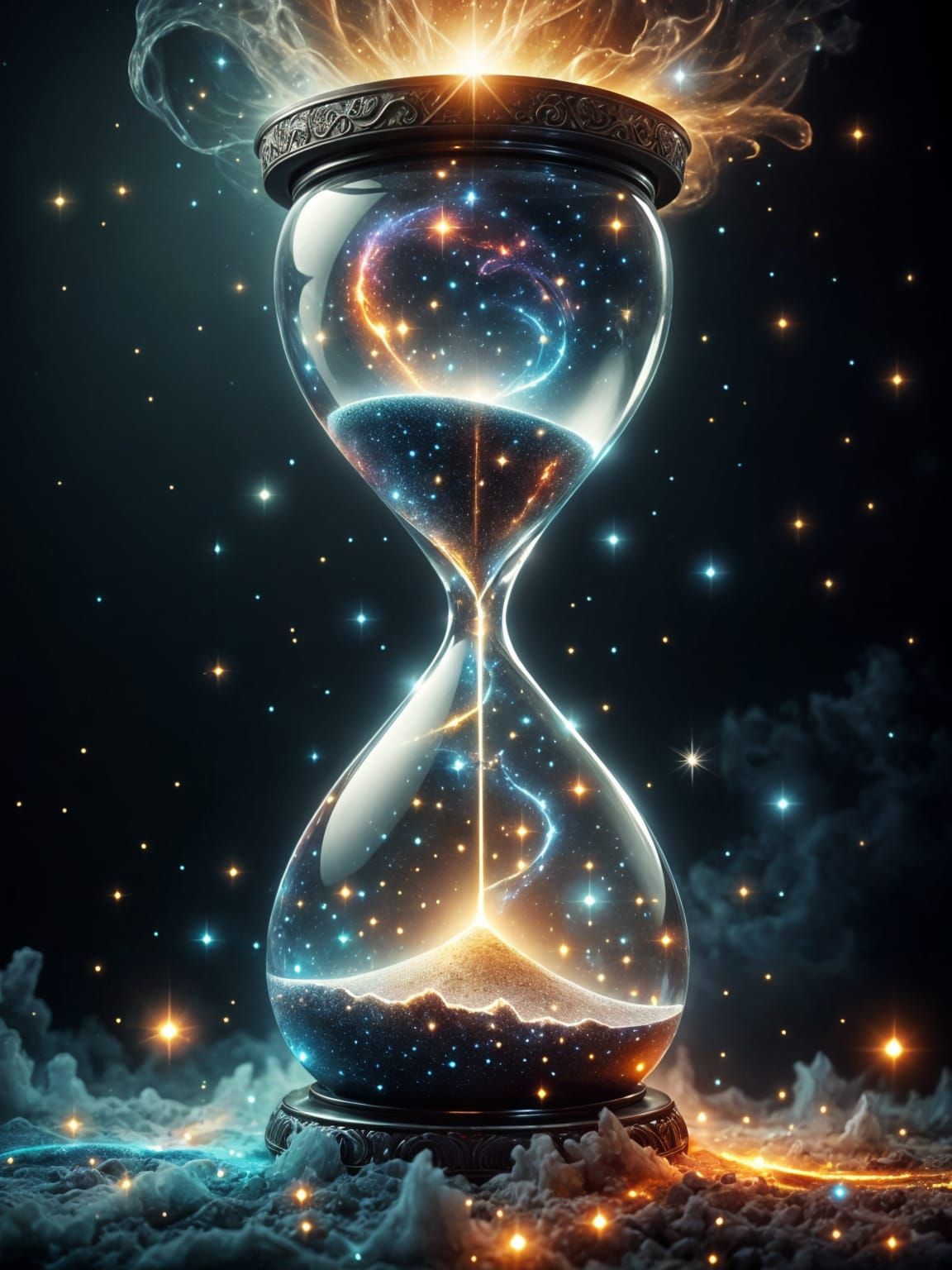 Celestial Countdown – The Hourglass of Dying Stars