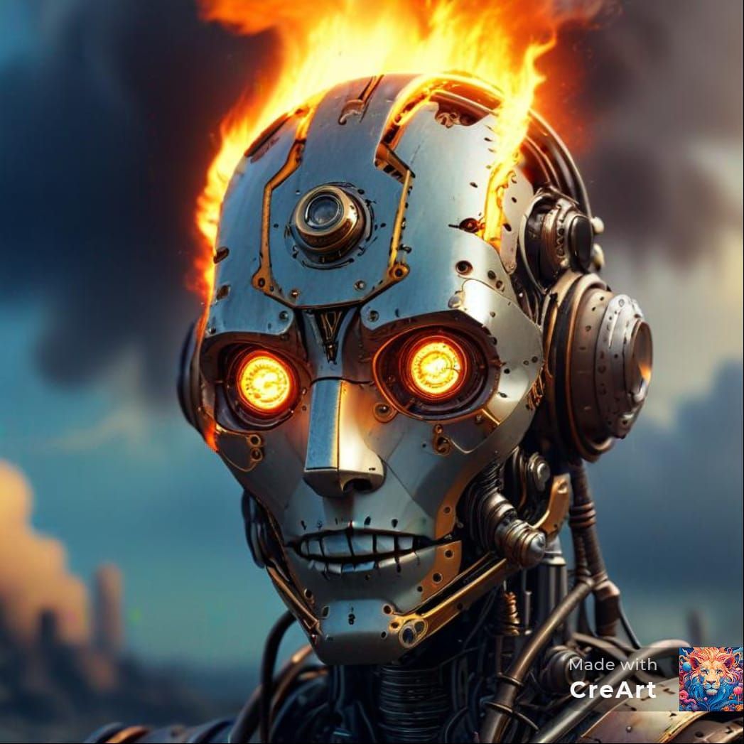 Steampunk humanoid robot - AI Generated Artwork - NightCafe Creator