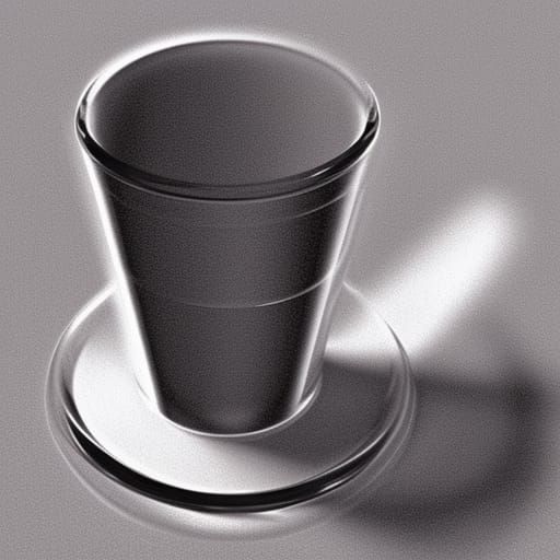 Espresso In Glass Cup, 3D shading - AI Generated Artwork - NightCafe ...