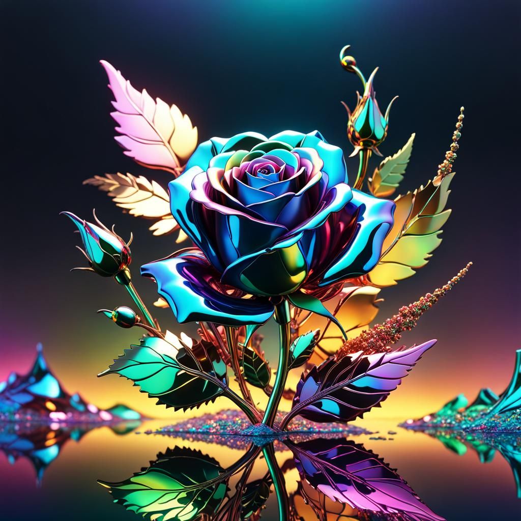 Rose - AI Generated Artwork - NightCafe Creator