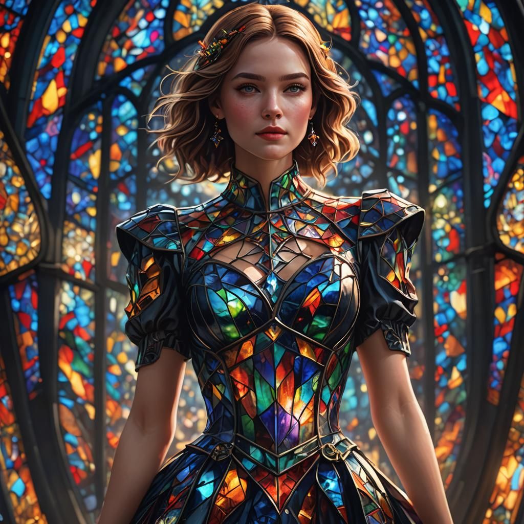 The most beautiful amazing incredible stunning stained glass dress ...