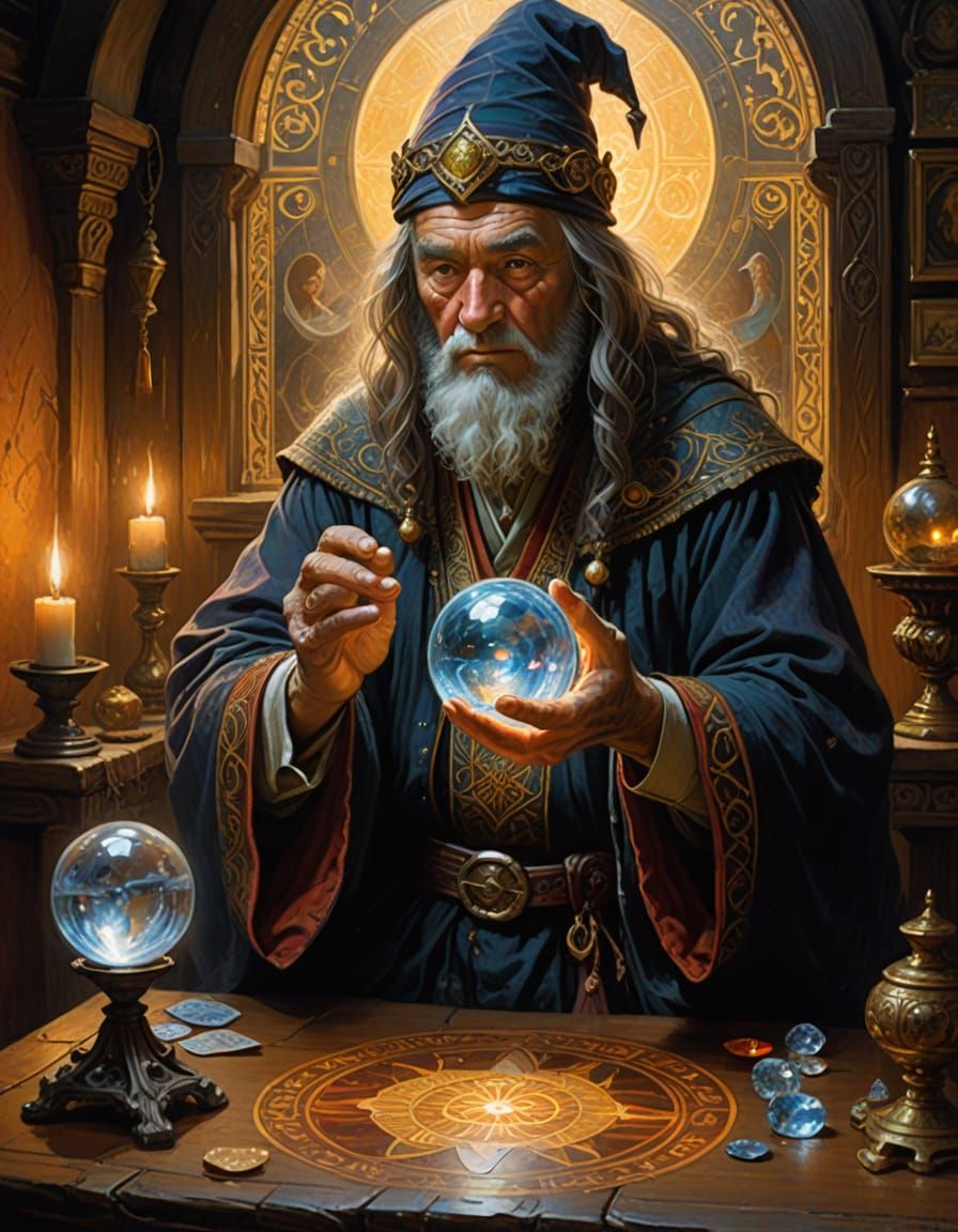 crystal ball, magic, wizard fortune teller.