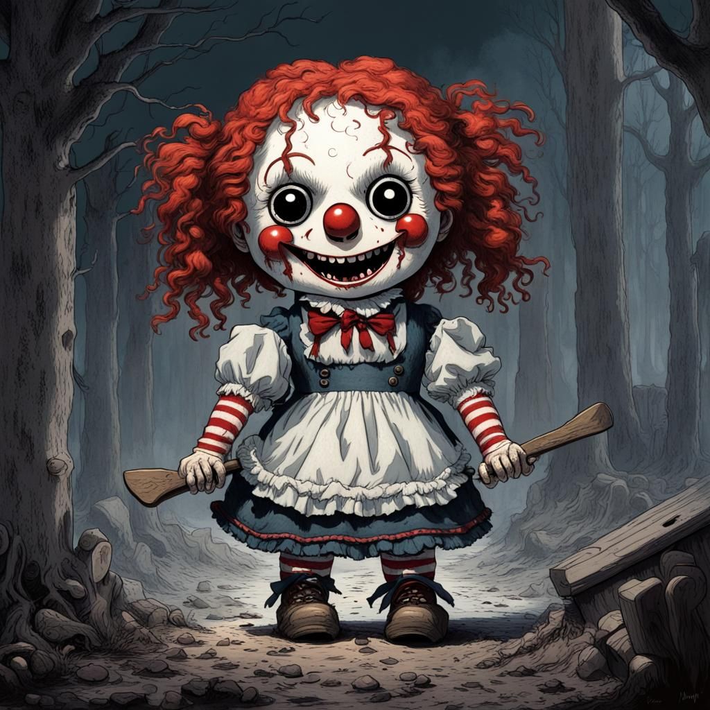 Raggedy Ann’s Revenge - AI Generated Artwork - NightCafe Creator
