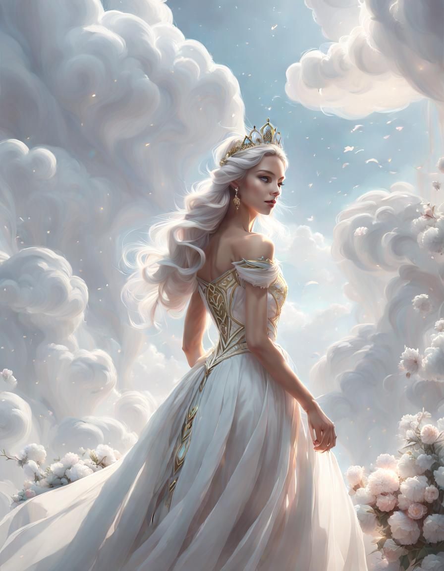 Cloud Princess - AI Generated Artwork - NightCafe Creator