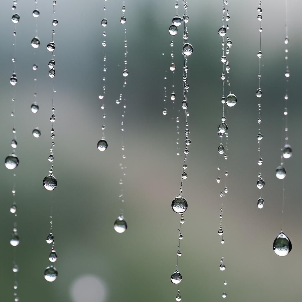 dew drops falling down a window - AI Generated Artwork - NightCafe Creator