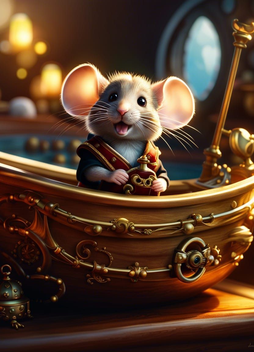 The Pirate Mouse - AI Generated Artwork - NightCafe Creator