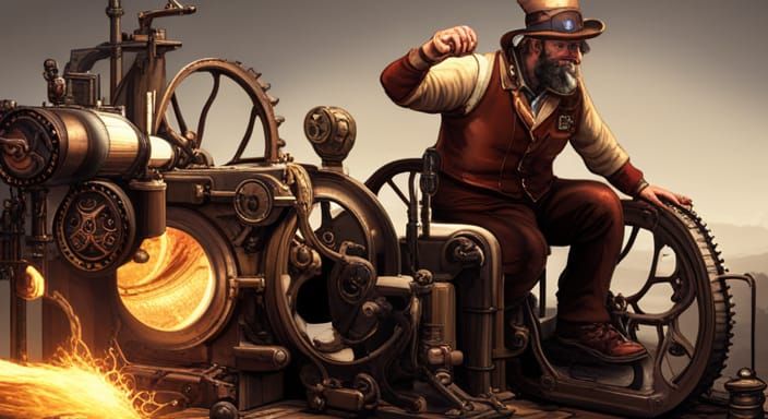 The Mad Engineer. - AI Generated Artwork - NightCafe Creator