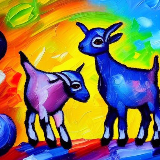 Goatlings - AI Generated Artwork - NightCafe Creator