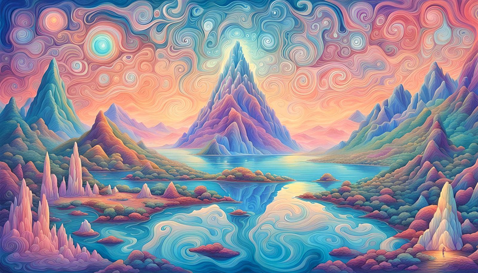 Infinite Waters of Lemuria - AI Generated Artwork - NightCafe Creator