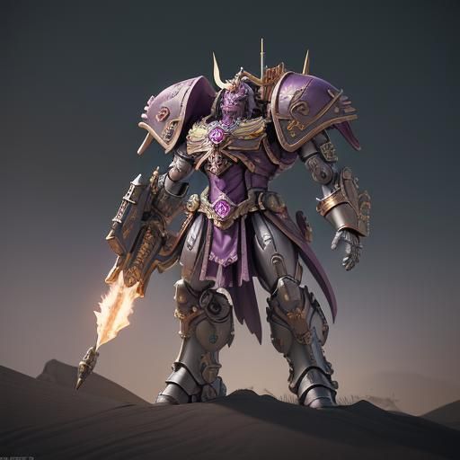 a loyal primarch fulgrim warhammer 40k - AI Generated Artwork ...