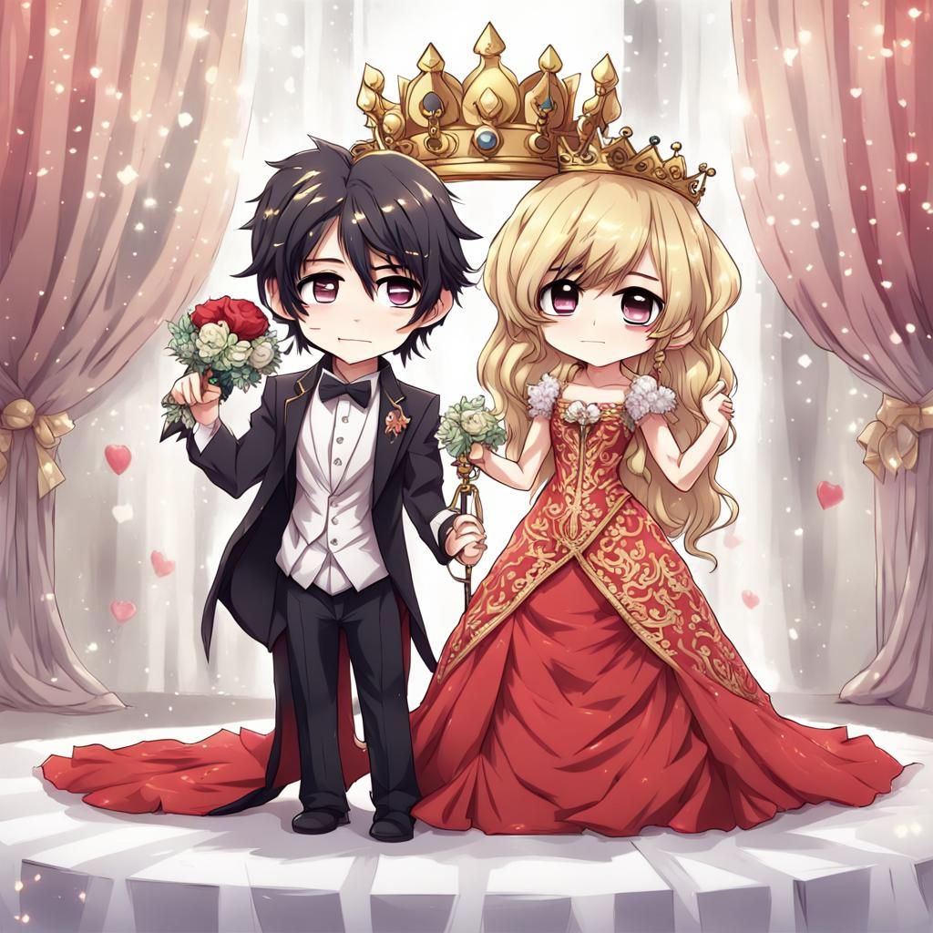 prom king and queen - AI Generated Artwork - NightCafe Creator
