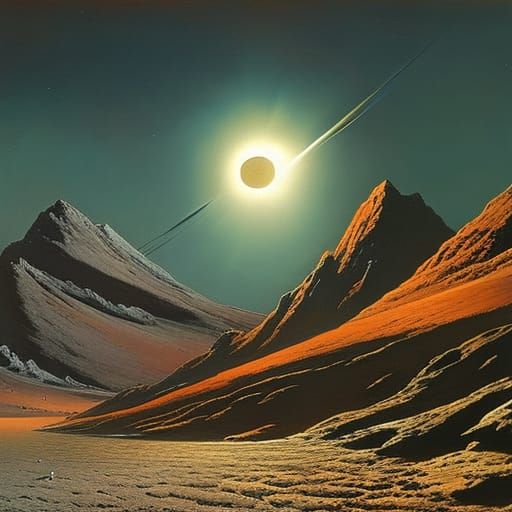 Solar Eclipse - AI Generated Artwork - NightCafe Creator