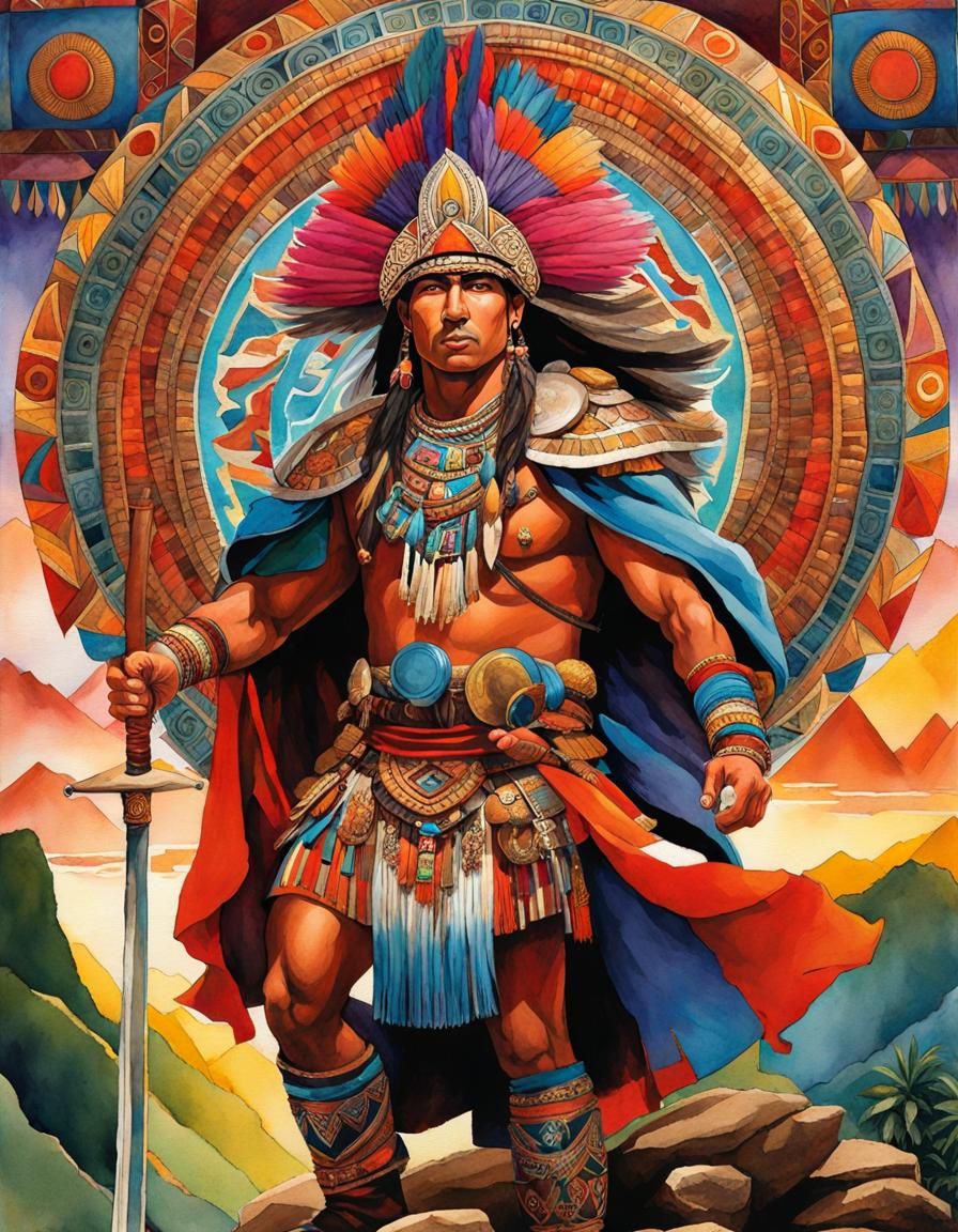 American Warrior #48 Inka Sun God - AI Generated Artwork - NightCafe ...