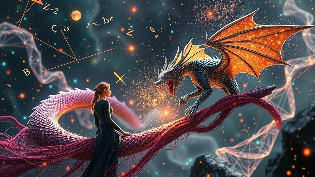 Surreal Quantum Realms: Mathematical Magic and Dra... - AI Art