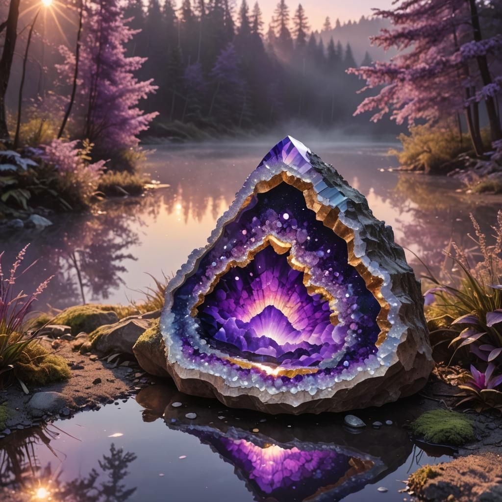 Pondside Magic - AI Generated Artwork - NightCafe Creator