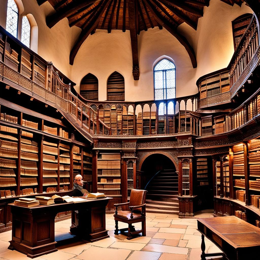 Photograph of LIBRARY at ST. CATHERINE’S MONASTERY, Mount Sinai, Egypt ...