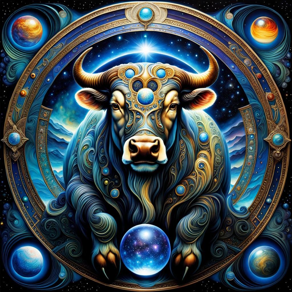 Zodiac Ox - AI Generated Artwork - NightCafe Creator