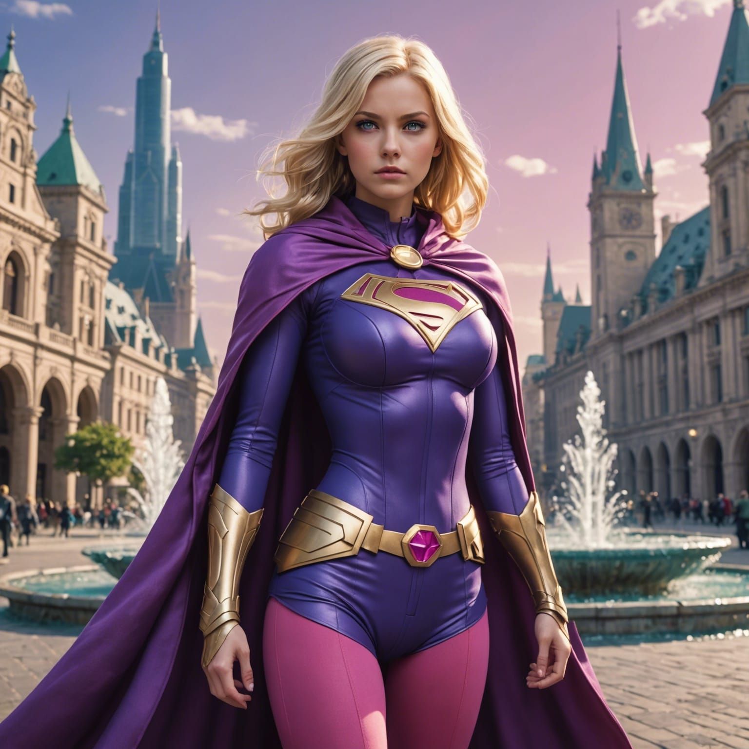 Beautiful superhero. - AI Generated Artwork - NightCafe Creator