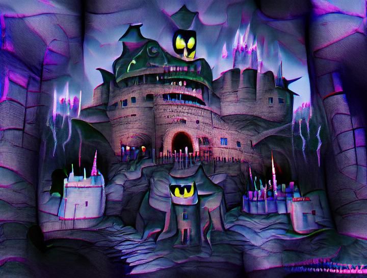 Castle of the Underworld - AI Generated Artwork - NightCafe Creator