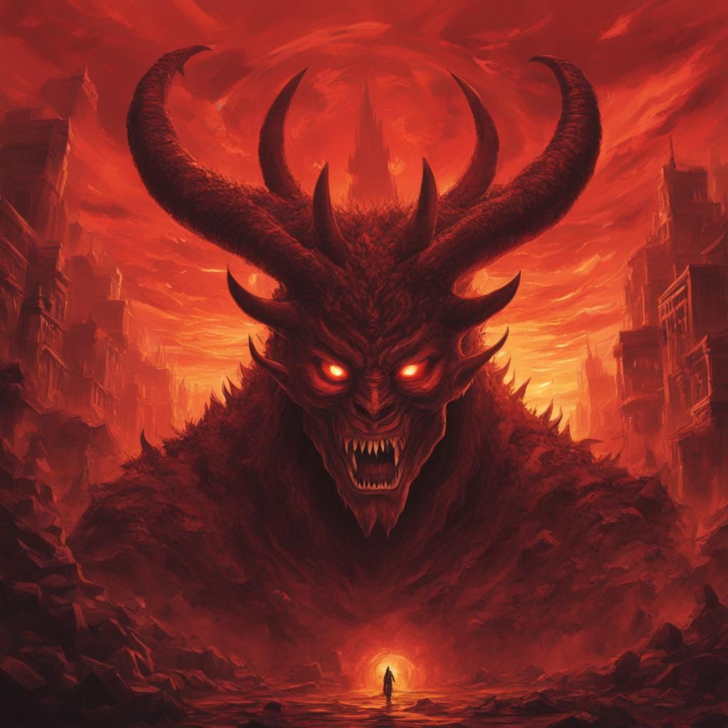 The Devil in Hell 4 - AI Generated Artwork - NightCafe Creator