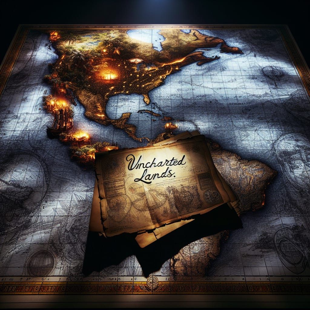 Uncharted Lands - AI Generated Artwork - NightCafe Creator