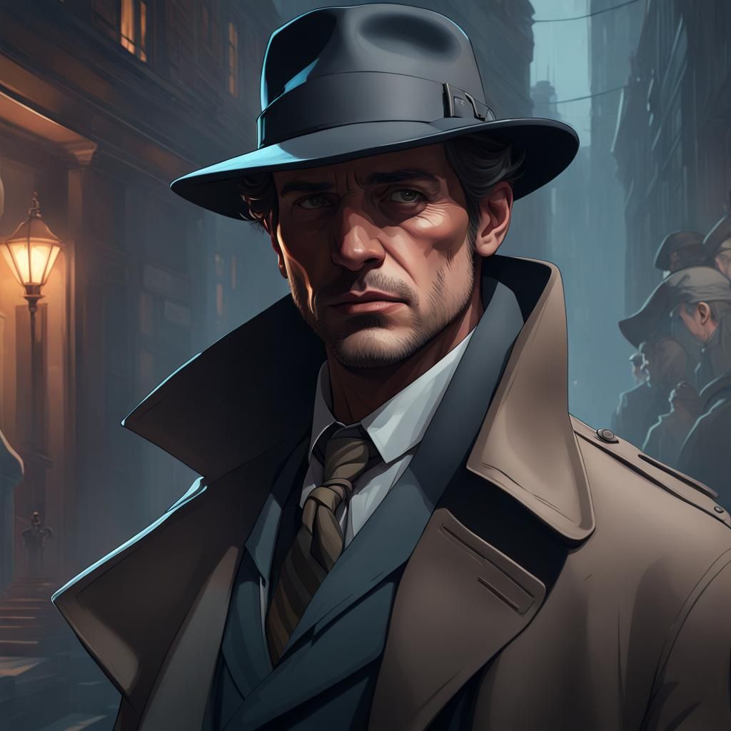 Noir Detective - AI Generated Artwork - NightCafe Creator
