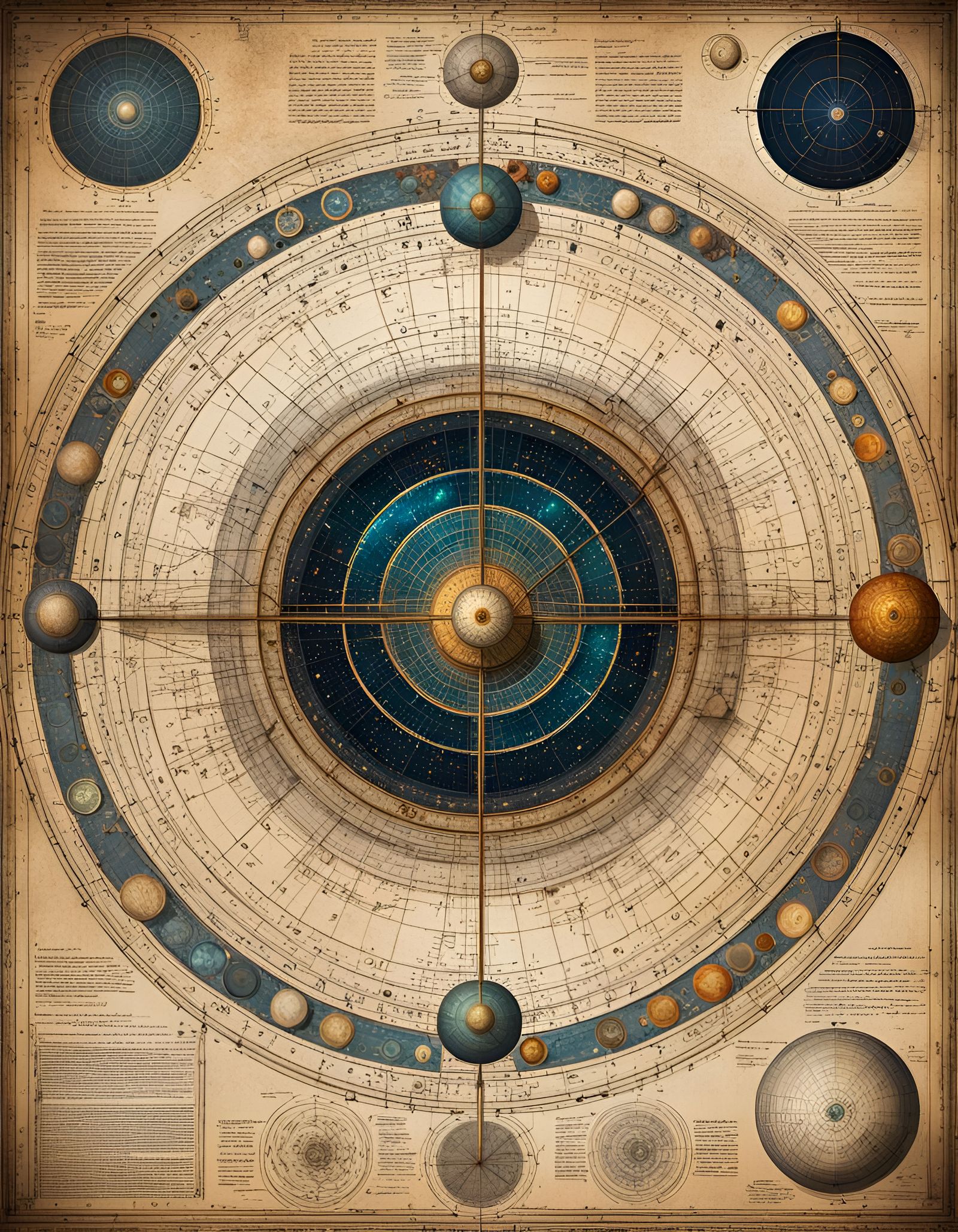 Schematics of the ancient universe … - AI Generated Artwork - NightCafe ...