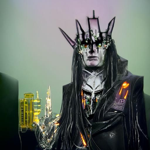 Cyberpunk Morgoth - AI Generated Artwork - NightCafe Creator