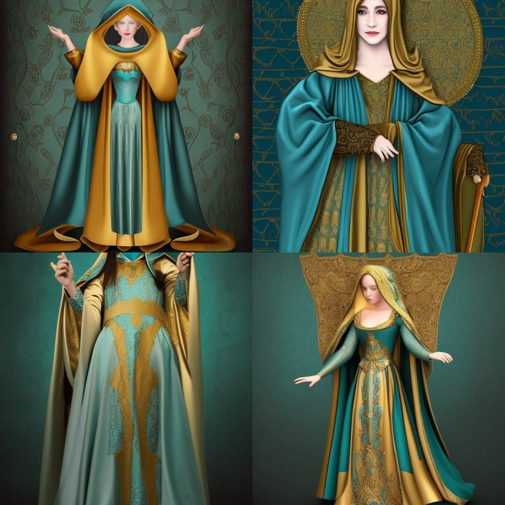 goddess dressed in robes - AI Generated Artwork - NightCafe Creator