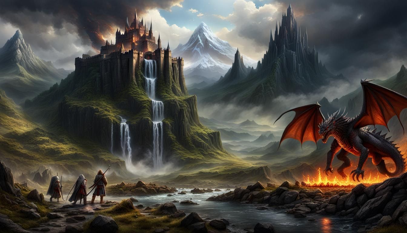 Thus begins... the Epic Fantasy Quest! - AI Generated Artwork - NightCafe Creator