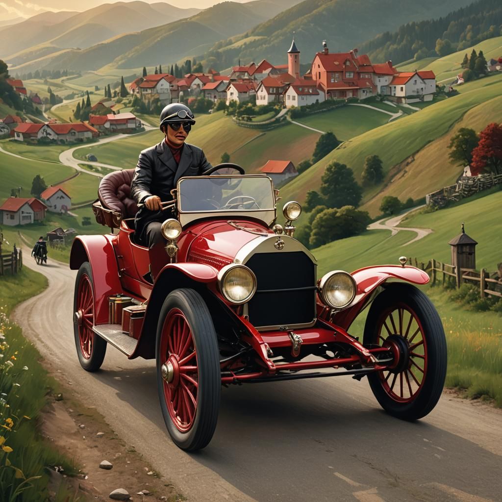 Chitty Chatty Bang Bang, whimsical and fantastical car. - AI Generated ...