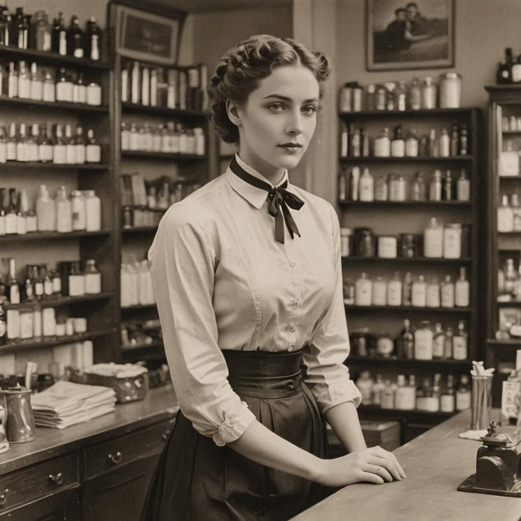 Edwardian Shopkeep - AI Generated Artwork - NightCafe Creator