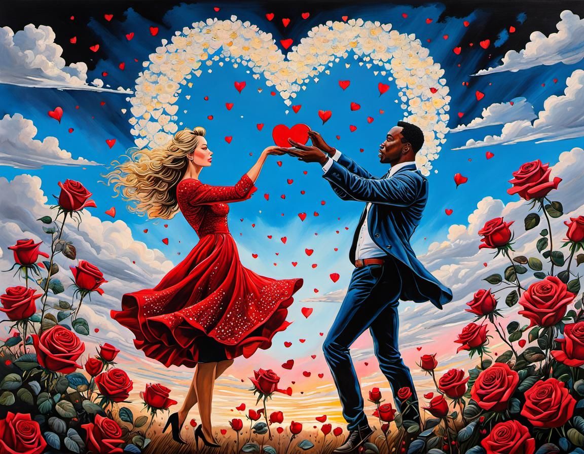 Falling in Love - AI Generated Artwork - NightCafe Creator
