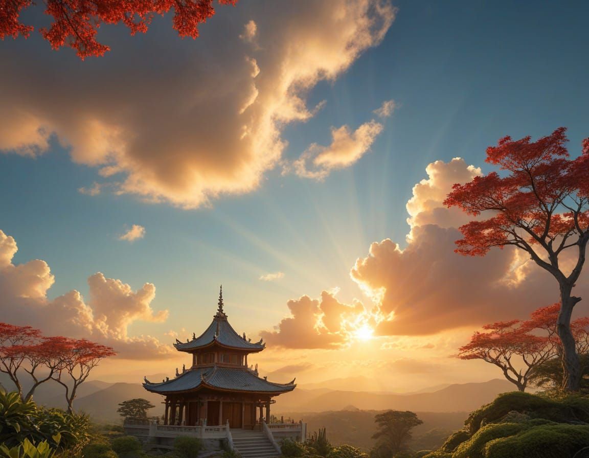 Runrise on a Mountain Peak - Runrise on a Mountain Peak