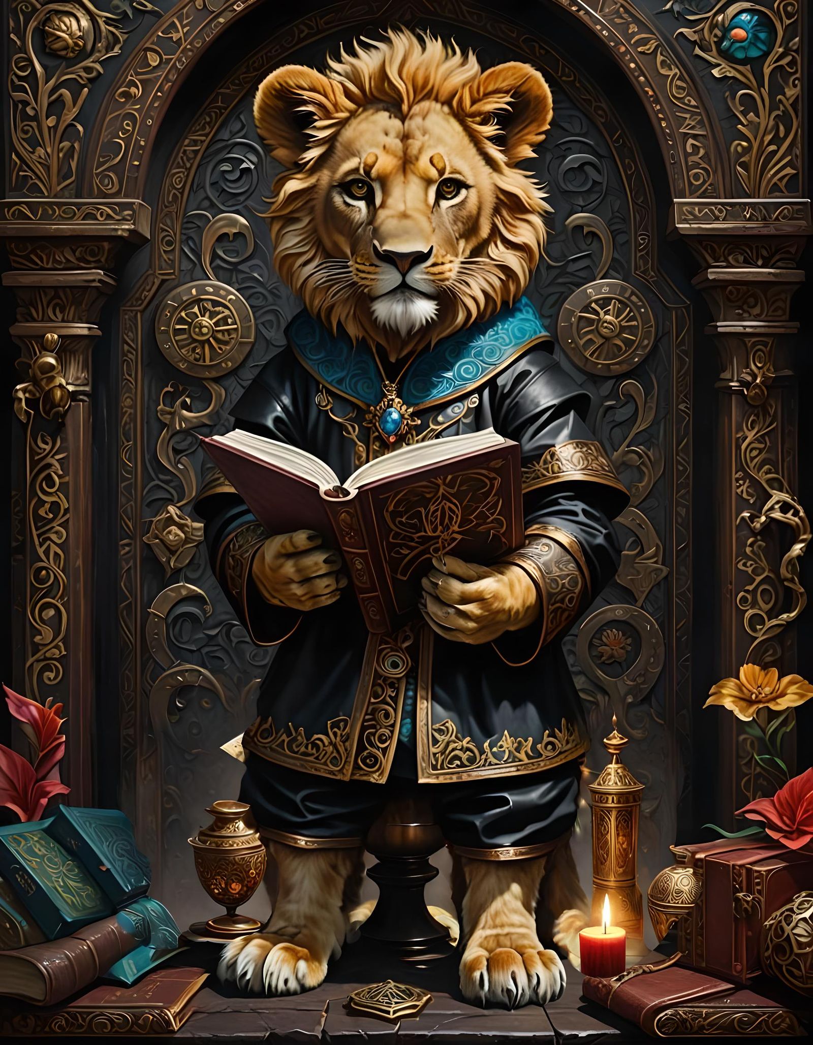 Leonin Princeling - AI Generated Artwork - NightCafe Creator