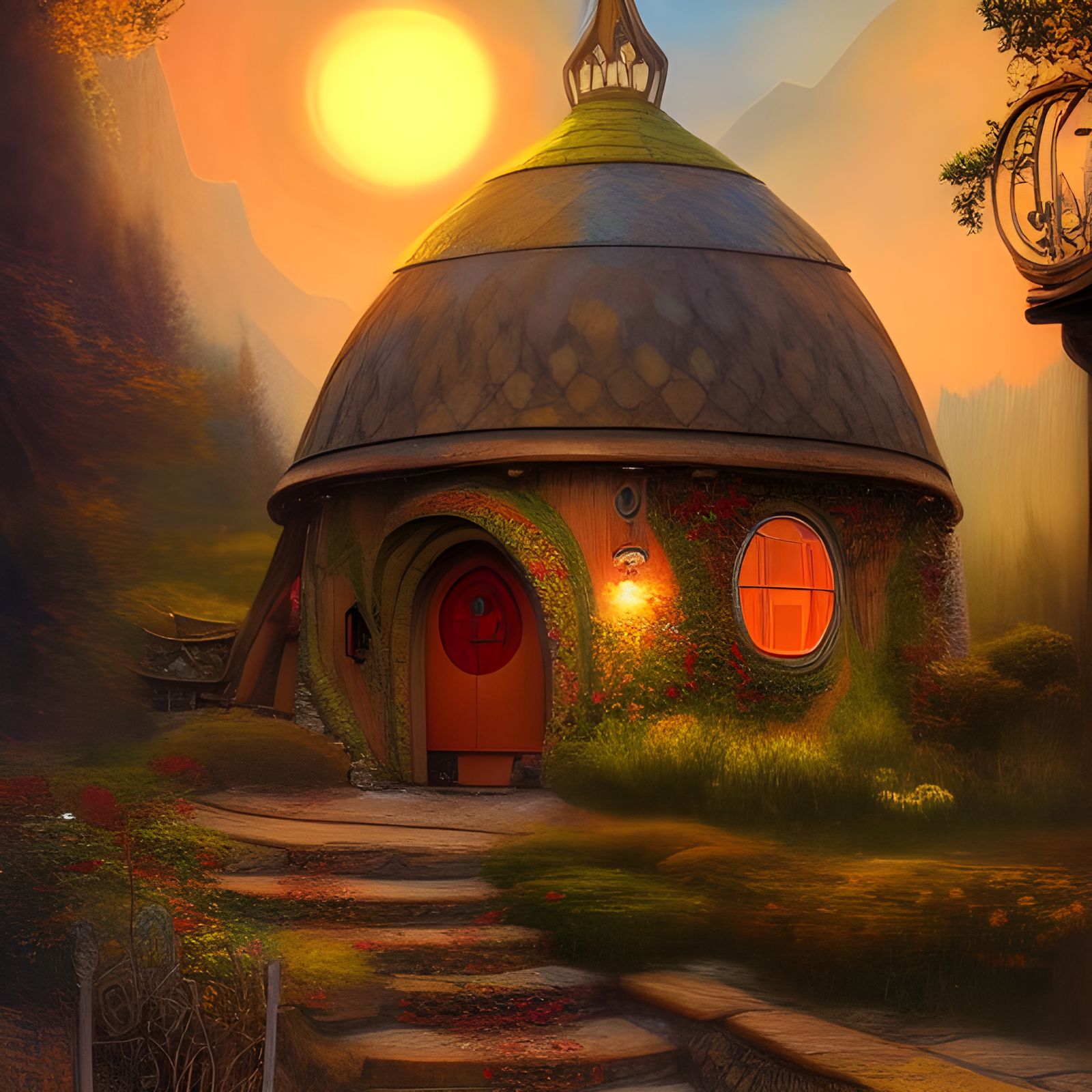 Dome Home - AI Generated Artwork - NightCafe Creator