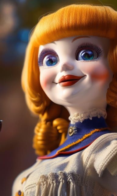 Raggedy Ann 4 - AI Generated Artwork - NightCafe Creator