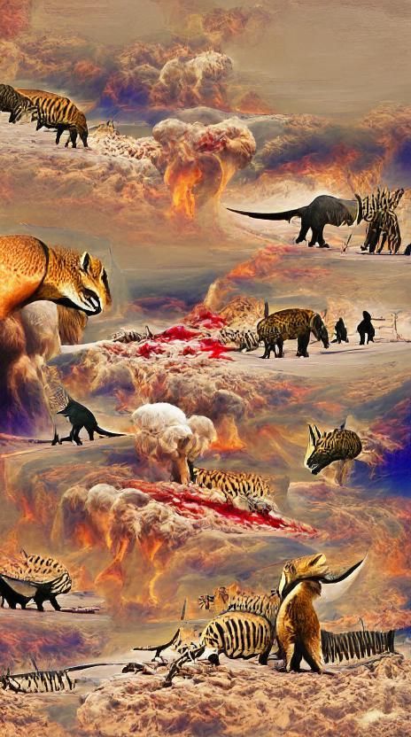 The 6th mass extinction 15 - AI Generated Artwork - NightCafe Creator