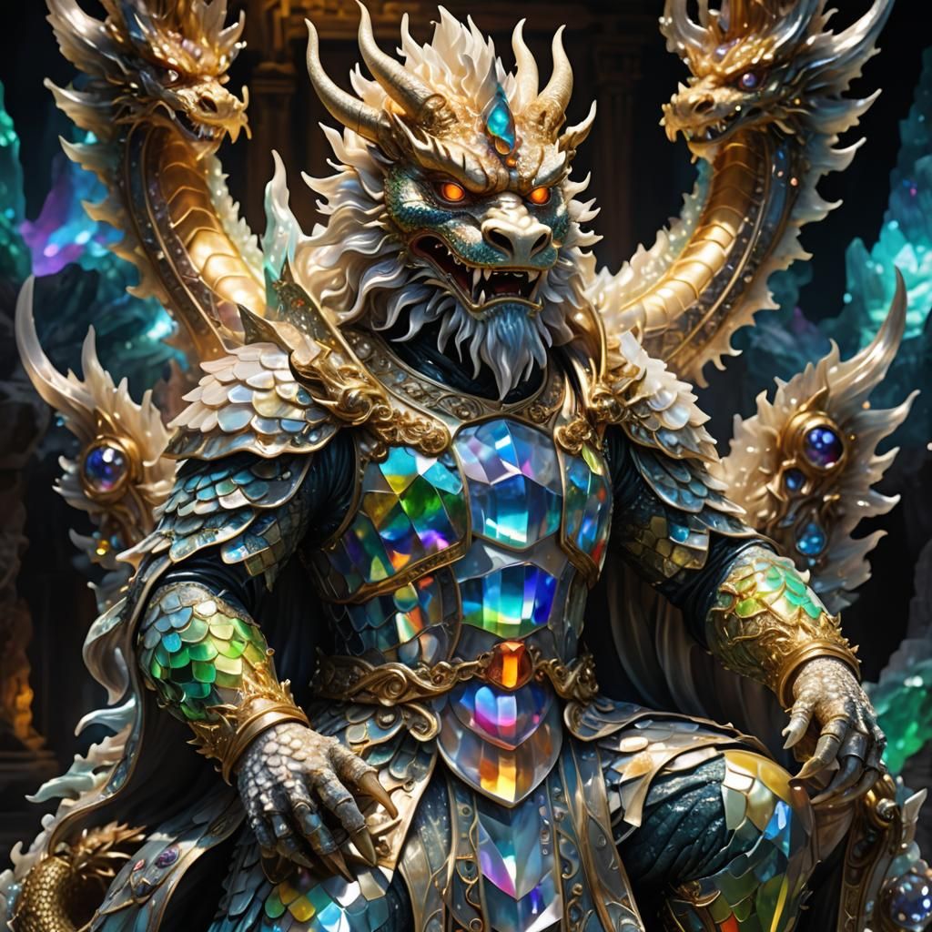 Demonic Dragon King. - AI Generated Artwork - NightCafe Creator