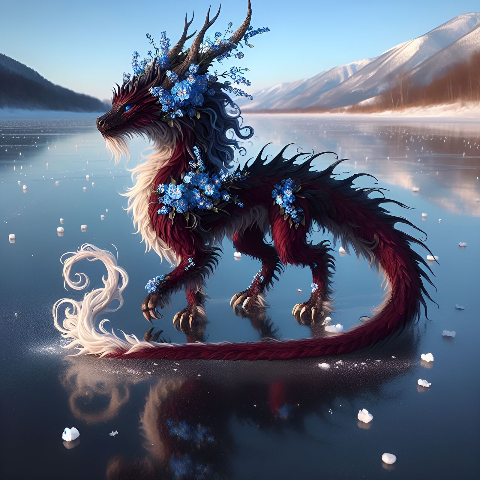Spring Dragon - AI Generated Artwork - NightCafe Creator
