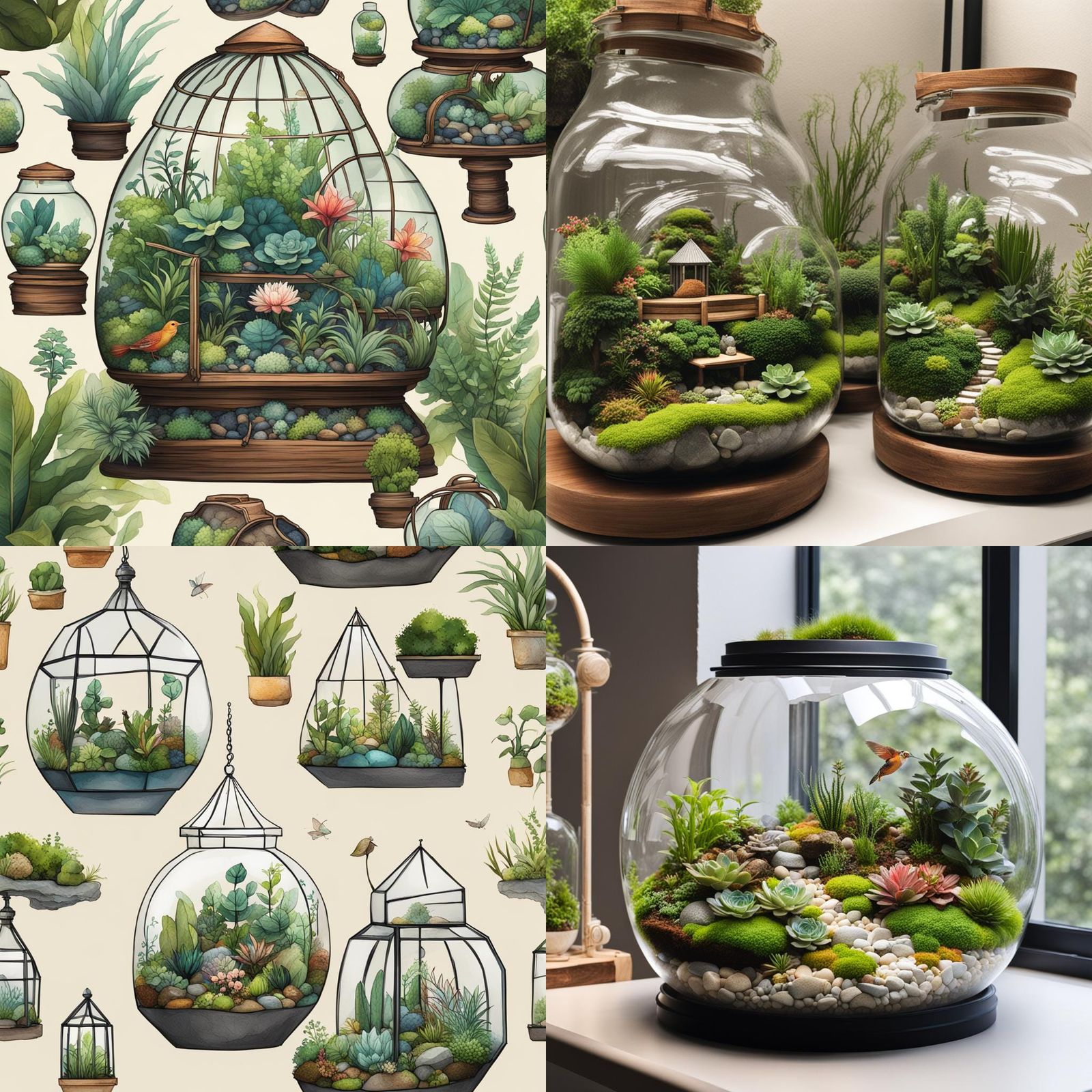The most beautiful terrarium ever seen - AI Generated Artwork ...