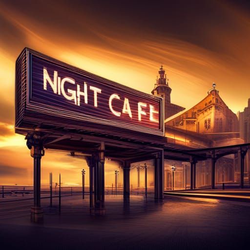 Billboard For Night Cafe - AI Generated Artwork - NightCafe Creator