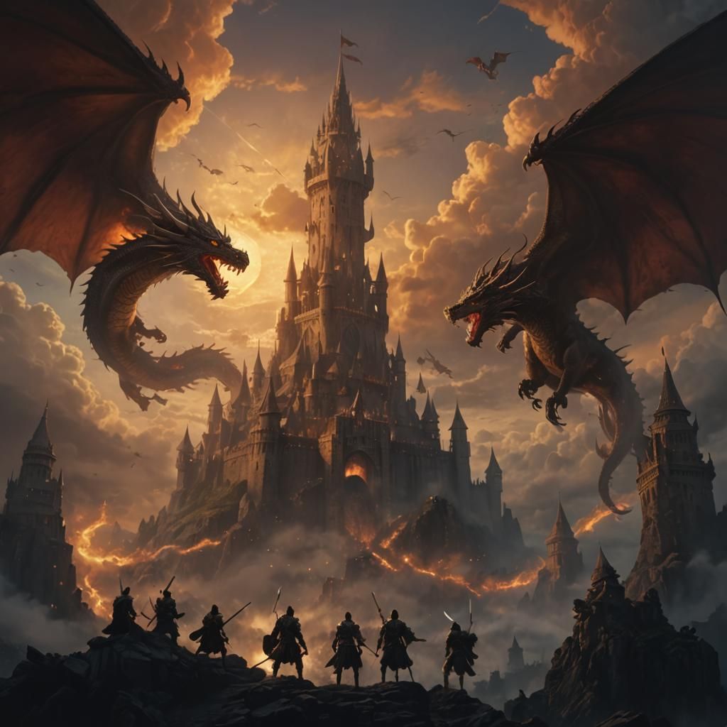 A variation of a theme: "You attack from below and us dragons will ...