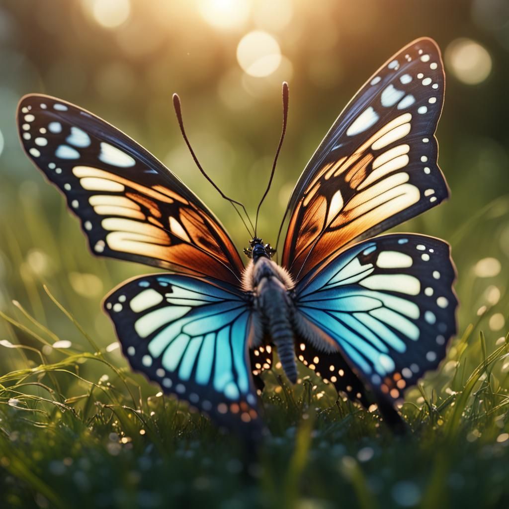 Translucent Butterfly Wings - AI Generated Artwork - NightCafe Creator